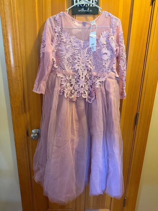 Dresses | Pink Lace Overlay Formal Dress | Poshmark